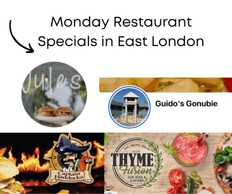 Monday Restaurant Specials in East London( Updated August 2025) - South ...