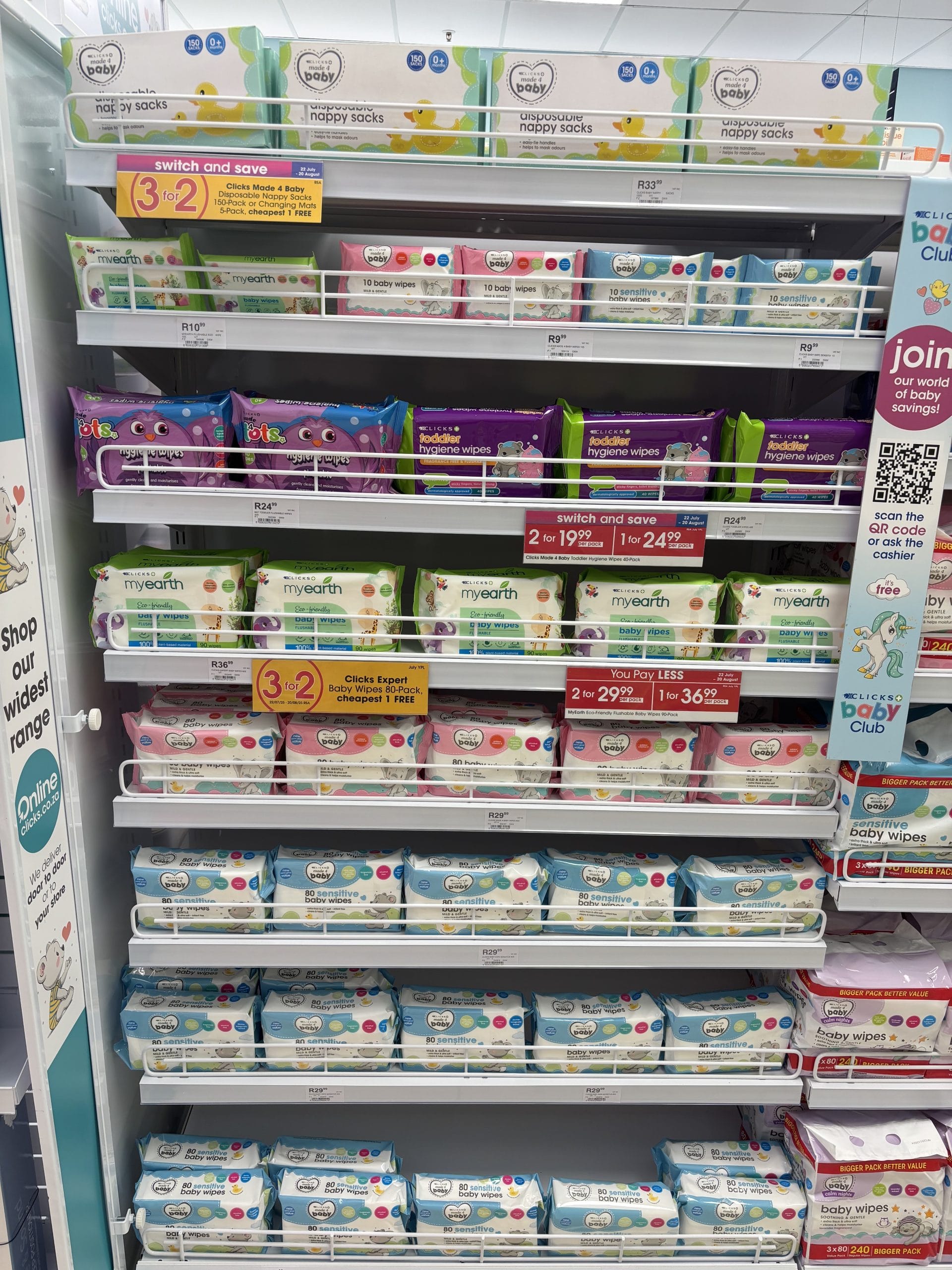 Top Baby Specials at Clicks: Nappy Specials and Wipes Deals - South ...